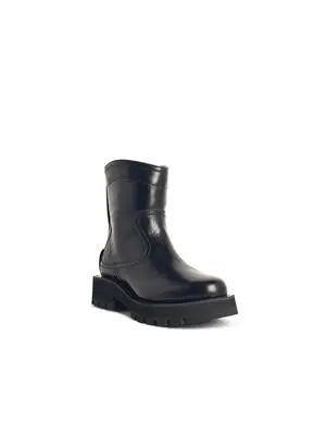 GANNI Synthetic Lug Sole Boots - Black