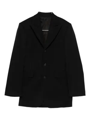 Celine Wool Single-breasted Blazer Jacket - Multicolor