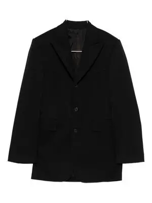 Celine Wool Single-breasted Blazer Jacket - Multicolor