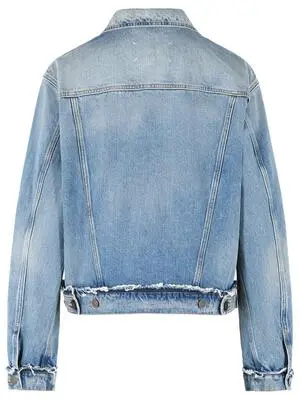 MAISON MARGIELA Cotton Denim Jacket - Blue