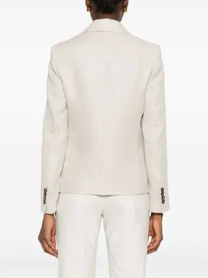 Brunello Cucinelli Linen Double-breasted Jacket