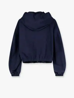 Celine Cotton Blend Jacket With Logo