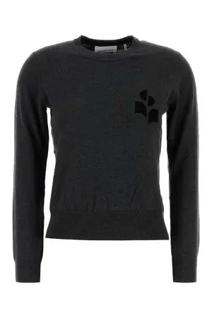 Isabel Marant Étoile Charcoal Cotton Blend Lanta Sweater - Gray