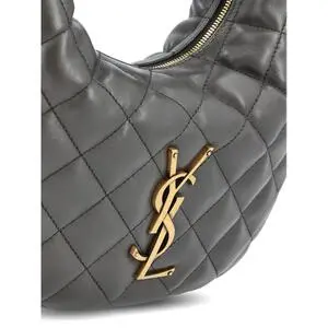 Saint Laurent Grey Tote Bags