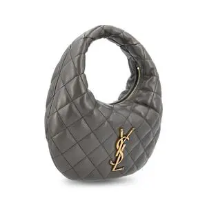 Saint Laurent Grey Tote Bags