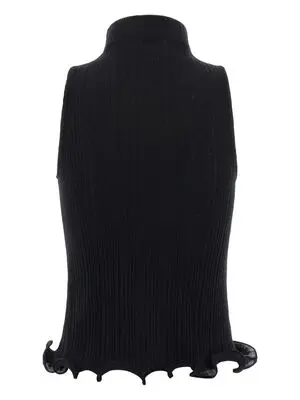 Fendi Logo Cotton Tank Top
