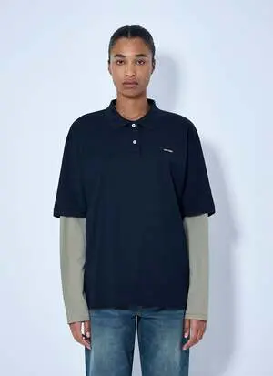 Miu Miu Buttoned Polo Shirt