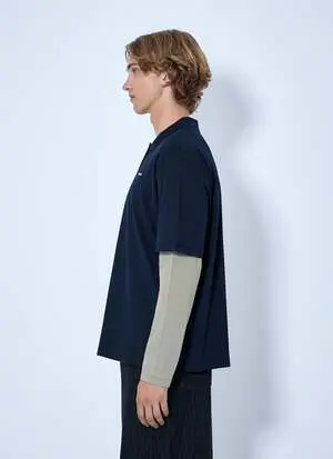 Miu Miu Cotton Polo Shirt - Blue