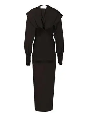 ROTATE BY BIRGER CHRISTENSEN Slinky Hooded Dress