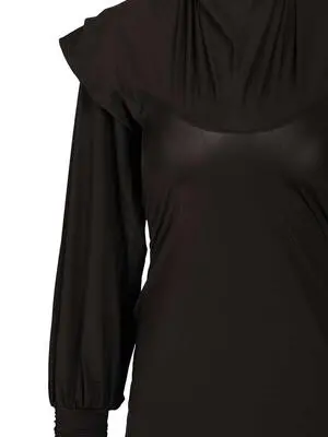 ROTATE BY BIRGER CHRISTENSEN Slinky Hooded Dress
