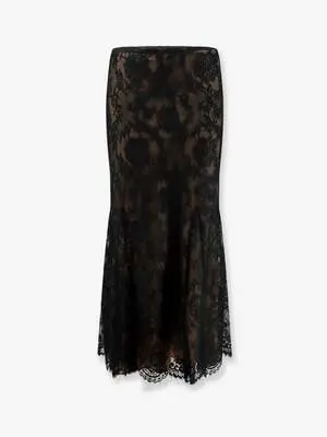 Self-portrait Black Wash Bottoms For Women