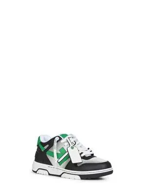 Off-White Black And Green Out Off Office Calf Gradient Sneakers