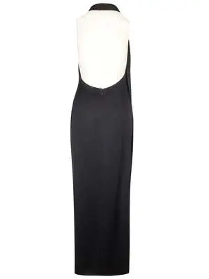 Loewe Scarf Dress In Technical Satin