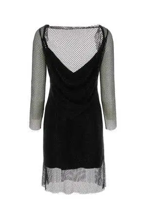 Max Mara Embellished Mesh Mini Dress