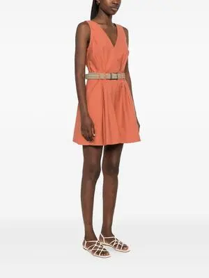 Brunello Cucinelli Cotton Belted Dress