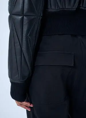 Moncler Rick Owens Geocamo Cropped Quilted Bomber Jacket