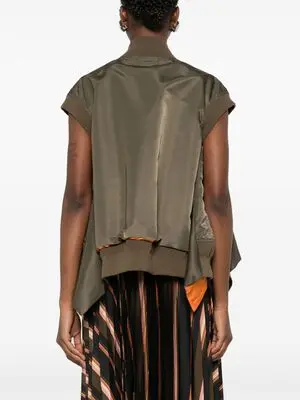 Sacai Nylon Zipped Vest