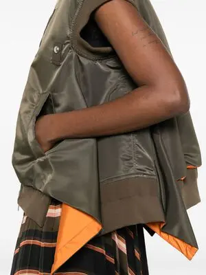 Sacai Nylon Zipped Vest