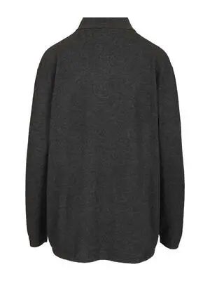 LISA YANG Caisa Cotton And Cashmere Polo Sweater - Blue