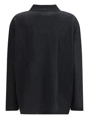 LISA YANG Caisa Cotton And Cashmere Polo Sweater - Blue
