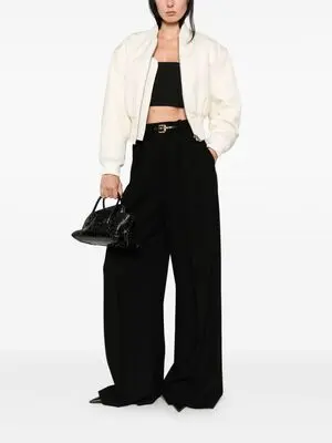 Balenciaga Cropped Bomber Jacket