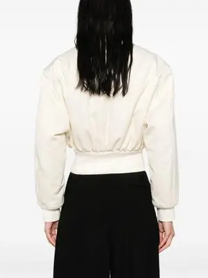 Balenciaga Cropped Bomber Jacket - Multicolor