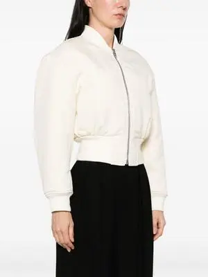 Balenciaga Cropped Bomber Jacket - Multicolor