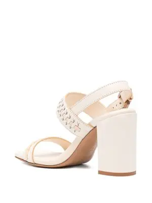 Zimmermann Alchemy Leather Heel Sandals