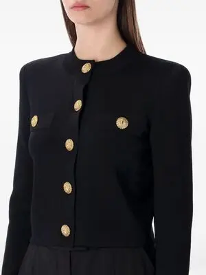 Balmain Buttoned Crewneck Cardigan