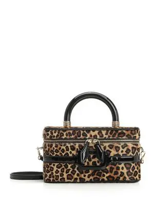 ROGER VIVIER Belle Vivier Leopard-print Buckle Tote Bag - Multicolor