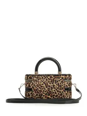ROGER VIVIER Belle Vivier Leopard-print Buckle Tote Bag - Multicolor