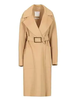 Sportmax Pure Wool Dressing Gown Coat - Cream