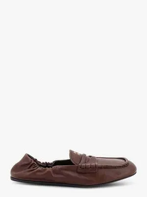 Miu Miu Ruches Leather Loafers - Multicolor