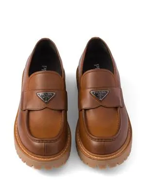 Prada Leather Loafers - Multicolor