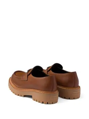 Prada Leather Loafers - Multicolor