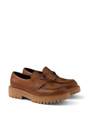 Prada Leather Loafers - Multicolor
