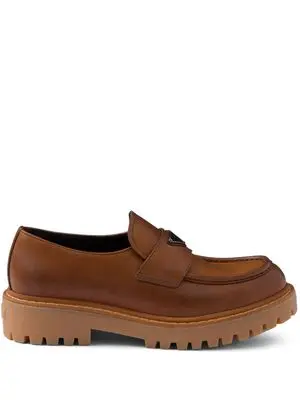 Prada Leather Loafers - Multicolor