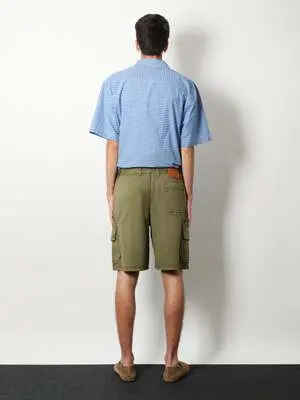 Loewe Paulas Ibiza Cotton Cargo Bermuda Shorts