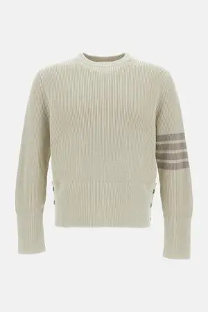 Thom Browne Thom Browne Men Crewneck Cotton Sweater Multicolor