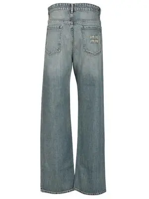 Miu Miu 5-pocket Jeans - Blue
