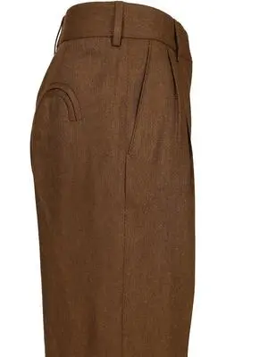 BLAZÉ MILANO Renard Fox Silk Trousers