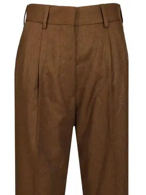 BLAZÉ MILANO Renard Fox Silk Trousers