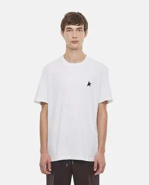 GOLDEN GOOSE Star Cotton T-shirt - Multicolor