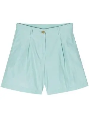 FORTE_FORTE Taffeta Shorts - Blue