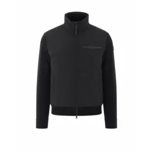 Moncler Logo Padded Cardigan - Black