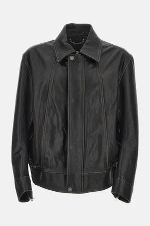 GOLDEN GOOSE Bomber Jacket Nappa Leather - Multicolor