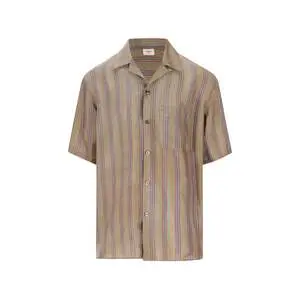 Saint Laurent Neutrals Shirts - Cream