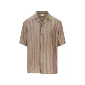 Saint Laurent Neutrals Shirts - Cream