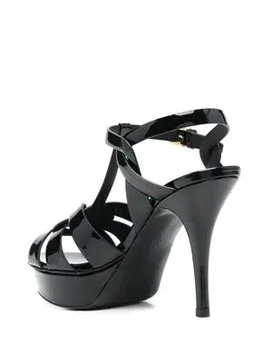 Saint Laurent Tribute Leather Sandals - Multicolor