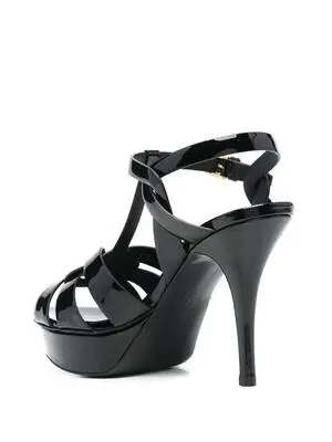 Saint Laurent Tribute Leather Sandals - Multicolor